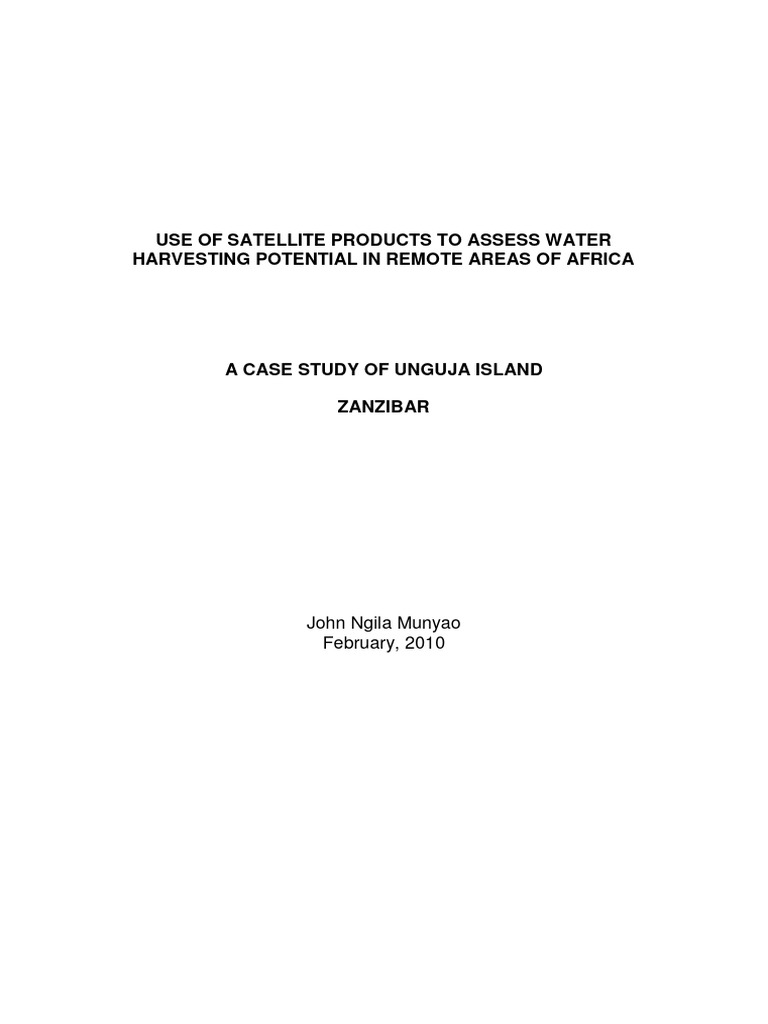WWW - Itc.nl Library Papers 2010 MSC Wrem Munyao | PDF | Geographic ...