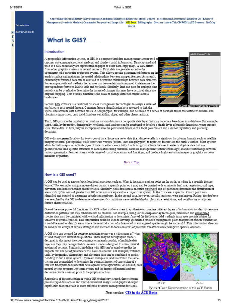 What Is GIS | PDF | Geographic Information System | Wetland
