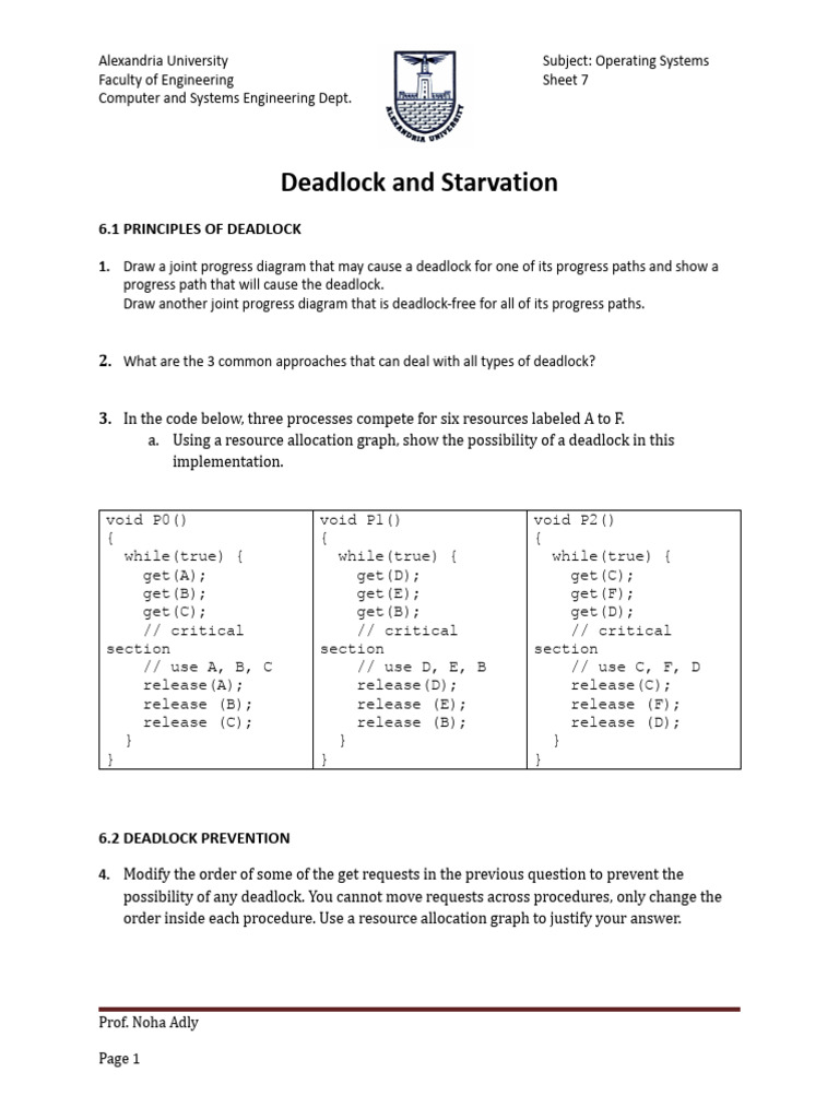 Sheet7 2024 | PDF | Theoretical Computer Science | Concurrency (Computer Science)
