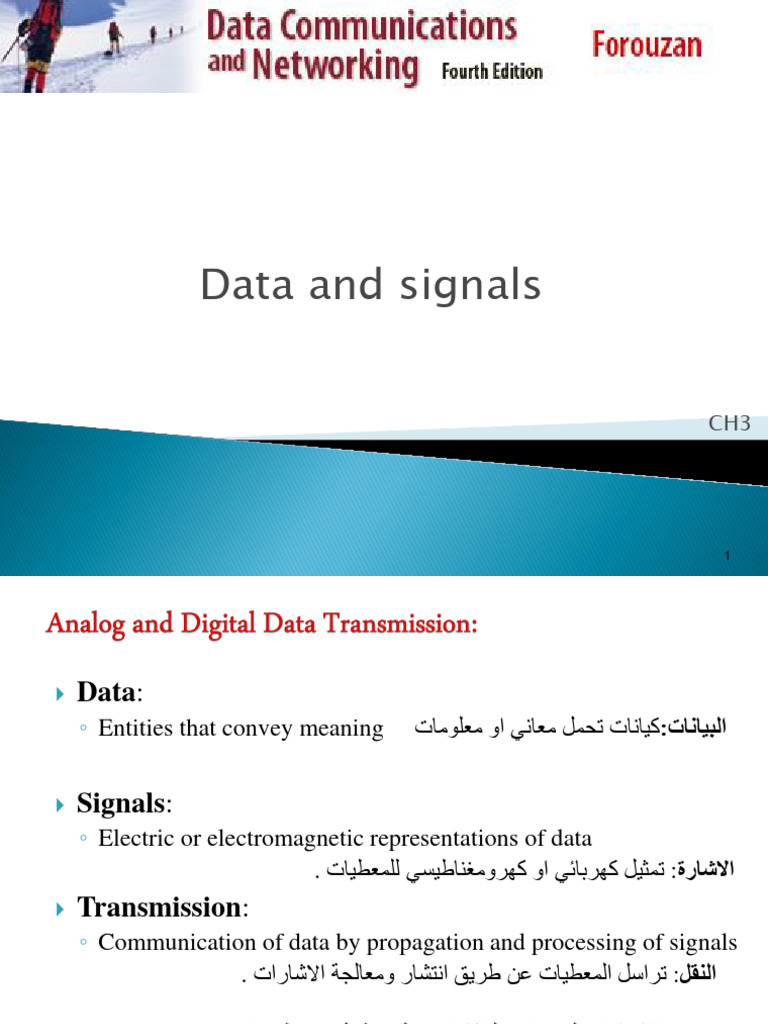 #Ch3 Data and Signal | PDF