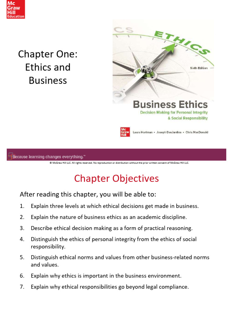 chapter 1 | PDF | Business Ethics | Decision Making