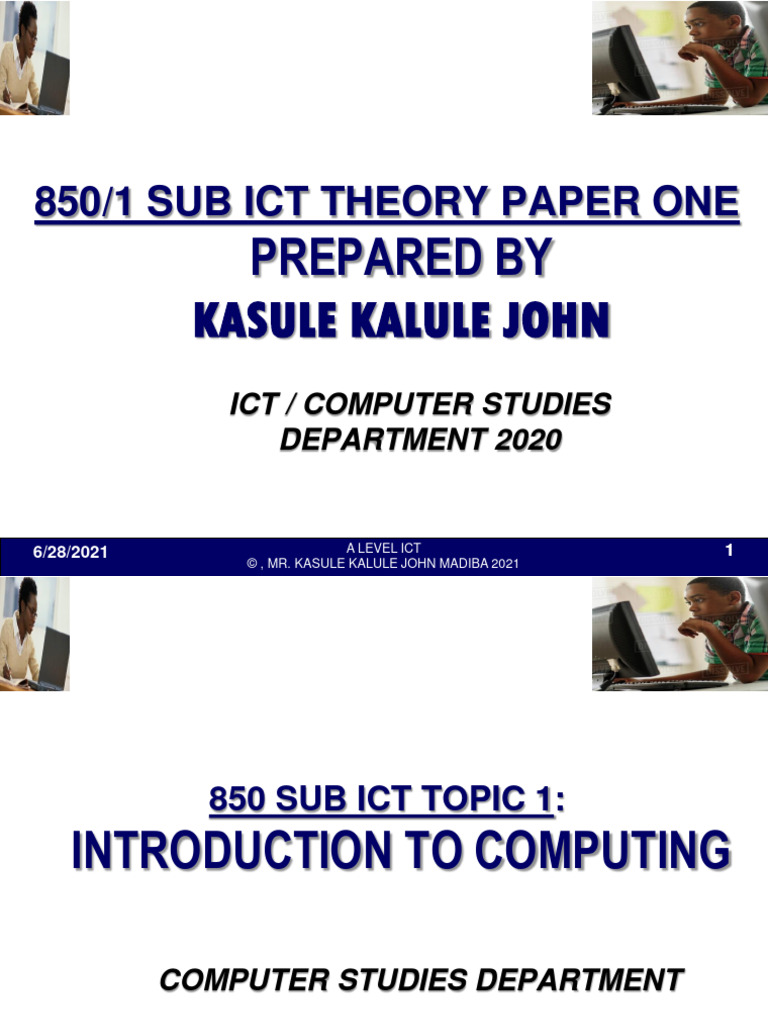 ICT Notes - 2021-1 | PDF | Computer File | Icon (Computing)
