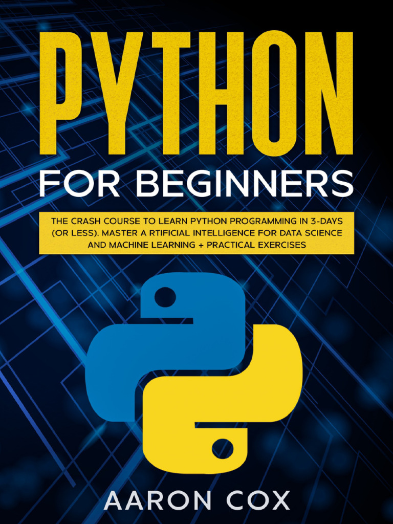 Python For Beginners The Crash Aaron Khan Pdf Boolean Data Type Python Programming 