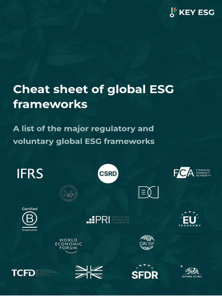 ESG Frameworks Cheat Sheet 1711838777 | PDF | Corporations | Financial ...