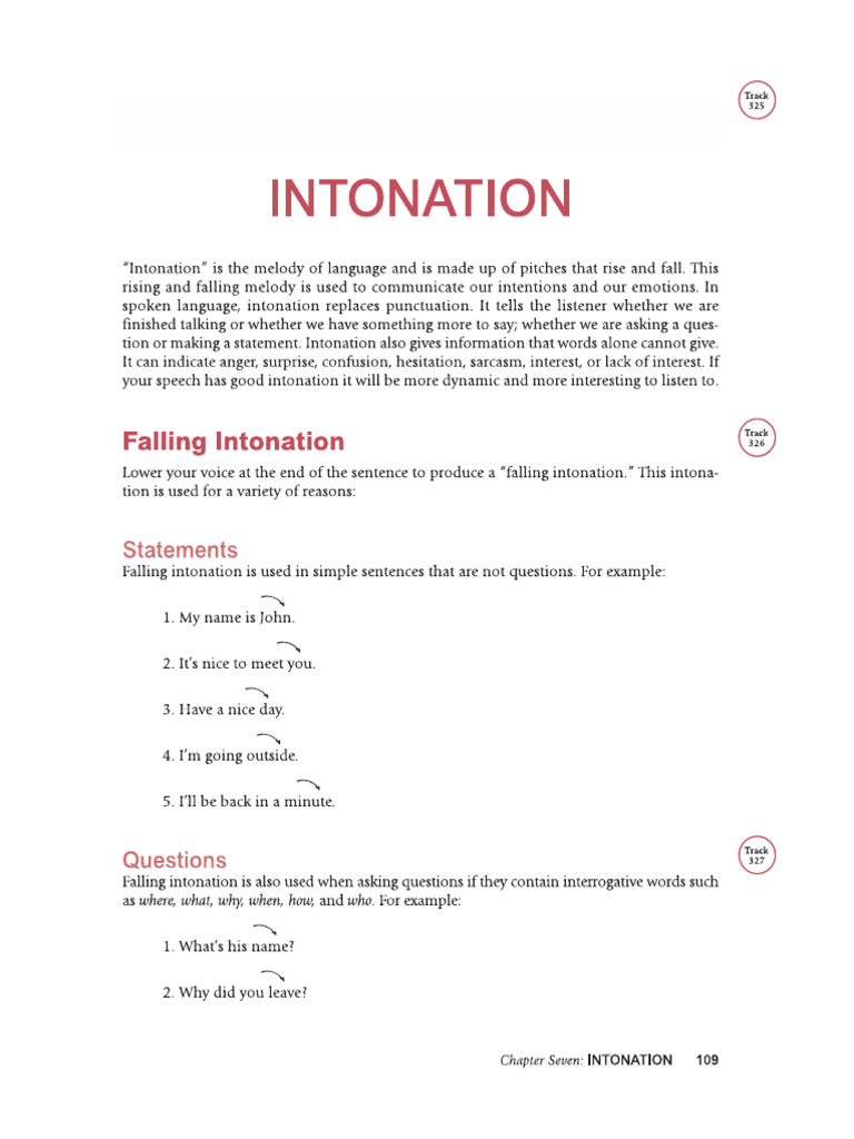 Intonation | PDF