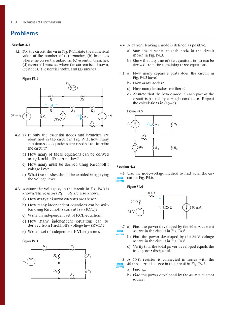 P - Chapter 4 | PDF | Electrical Network | Computer Engineering