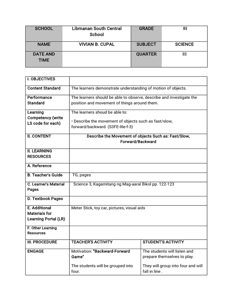 LESSON-3_FORWARD_Backward | PDF | Learning | Cognition
