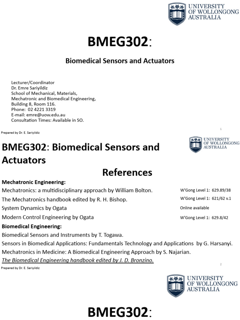 Lecture1 Week1 | PDF | Actuator | Sensor