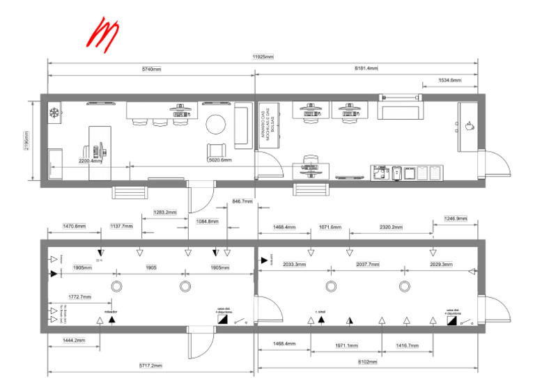 A22M08D11 - Layout Container Escritório Y | PDF