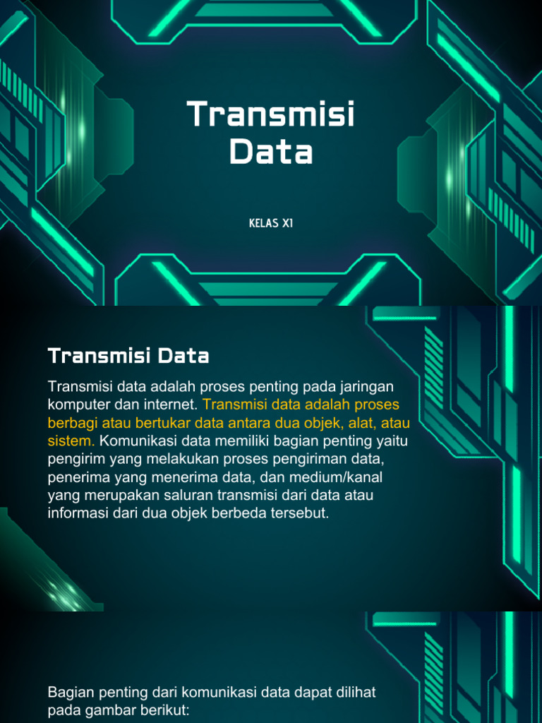Transmisi Data - Informatika Kelas XI RIKA | PDF