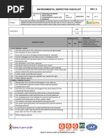 Environment Inspection Checklist | PDF