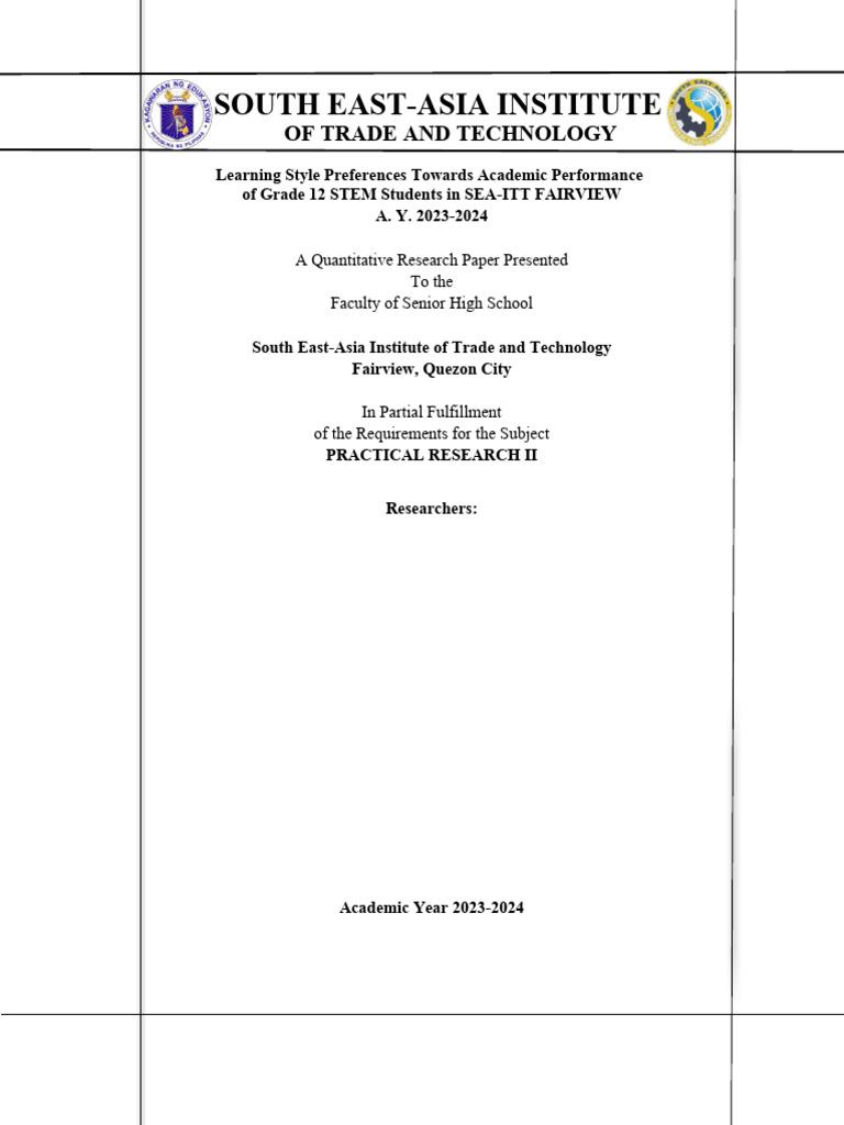 Learning Style Preferences (VARK) | PDF | Learning Styles | Learning