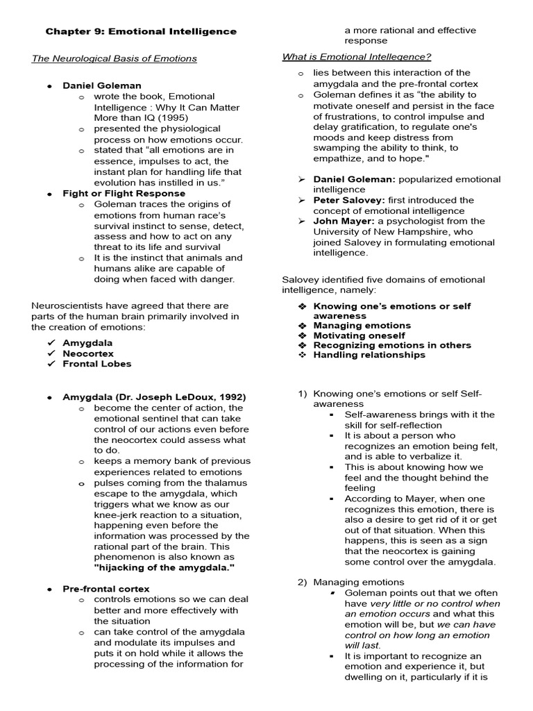 Understanding Emotional Intelligence | PDF | Emotions | Empathy