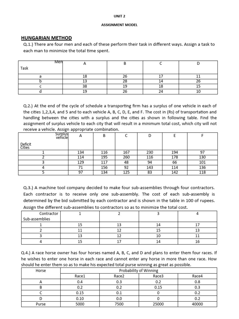 ORT Questions 2 | PDF