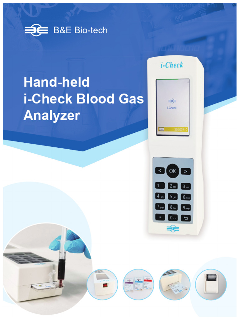 Brochure-Portable Blood Gas Analyzer | PDF | Clinical Medicine ...