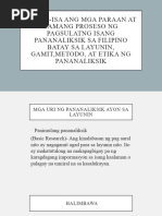 DLL Filipino 11 PAgbasa | PDF