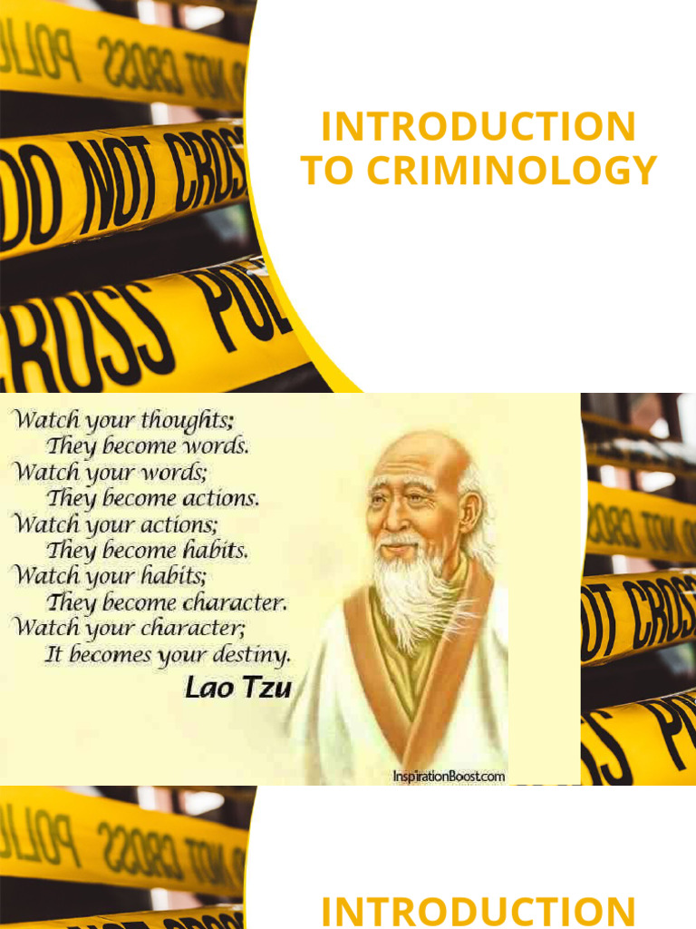 Demo Teaching Introduction To Criminology | PDF | Crimes | Crime & Violence