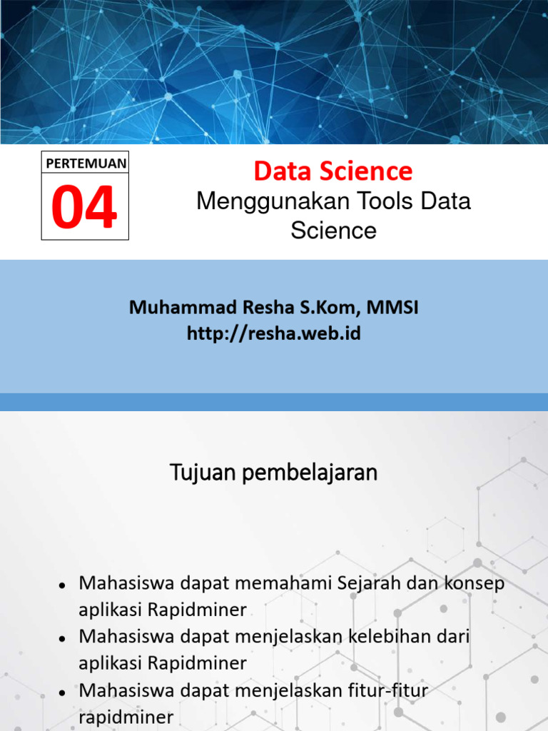 Datascience Pertemuan 04 Menggunakan Tools Data Science Pdf 1268