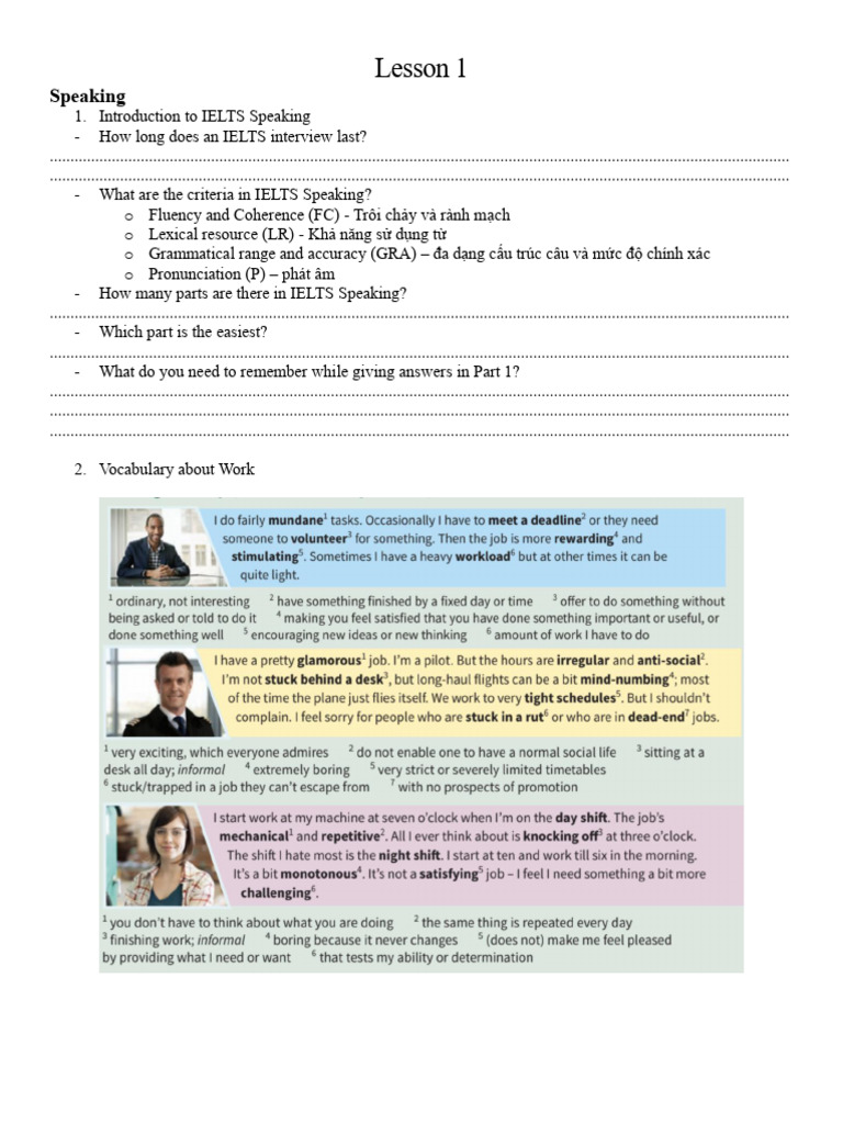 Lesson 1 - SW | PDF | Linguistics | Syntax