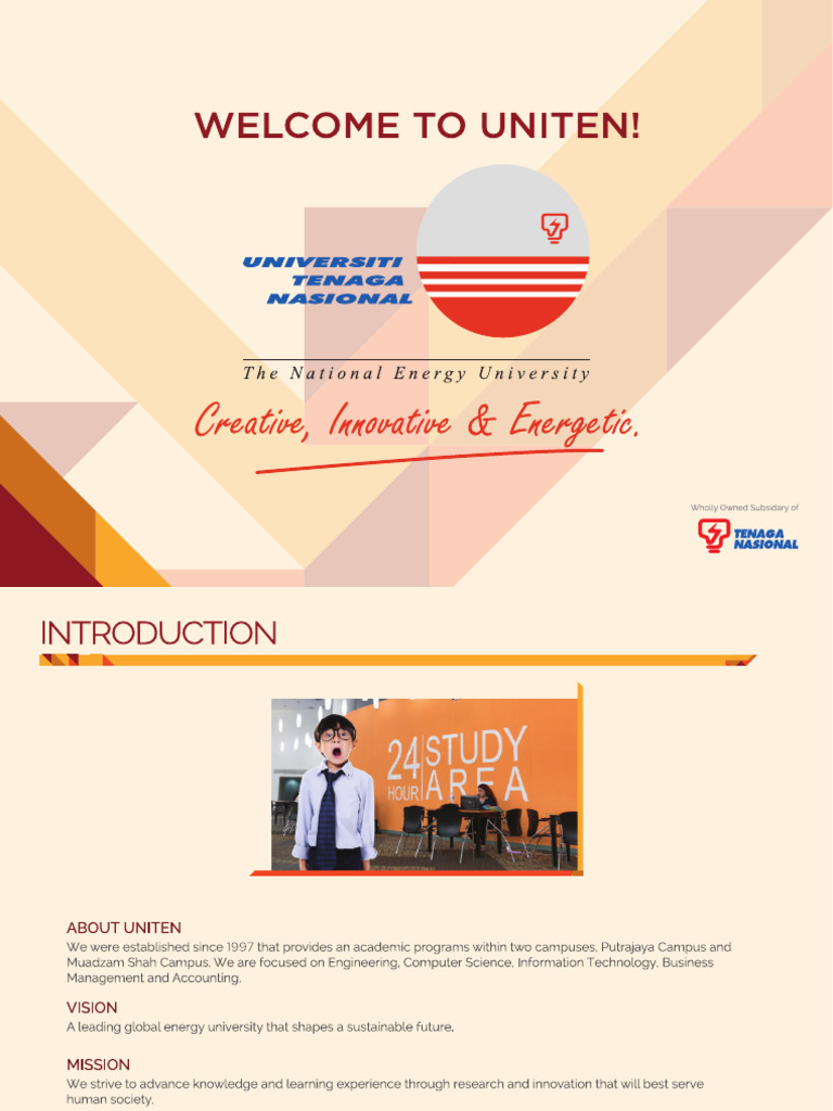 Uniten General Info For Student Pdf