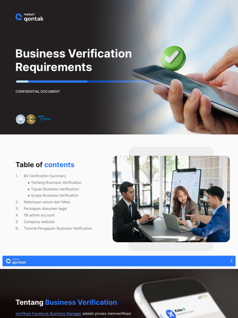 Business Verification Processes | PDF