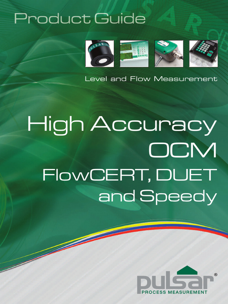 1214 RMF Pulsar Flow Measure OCM-S0316 | PDF | Flow Measurement | Sensor