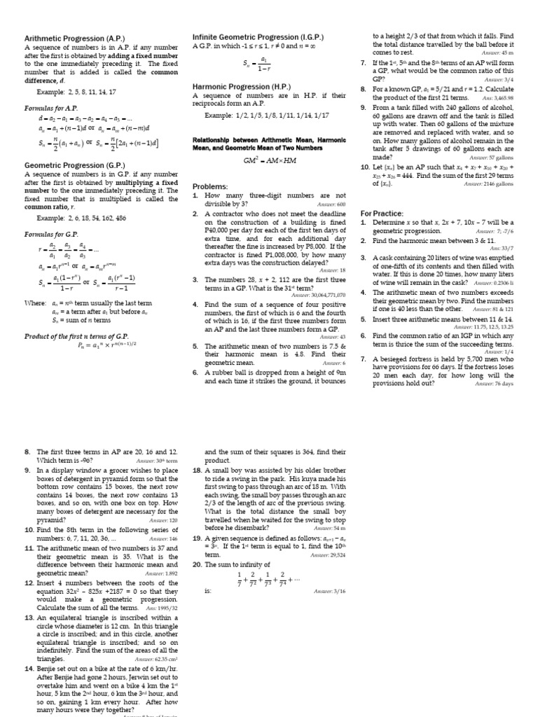 Algebra 4 | PDF | Mean | Circle