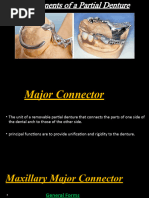 Types of Maxillary Major Connectors | PDF | Dentistry Branches