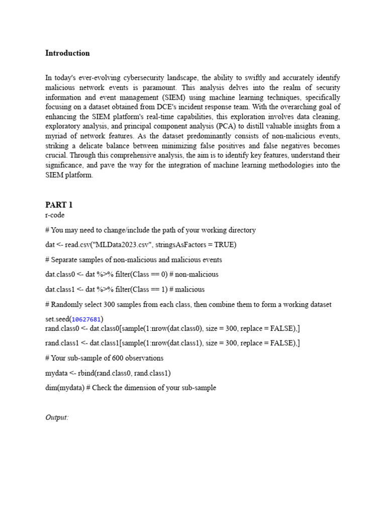 R - Analysis | PDF | Principal Component Analysis | Computer Security