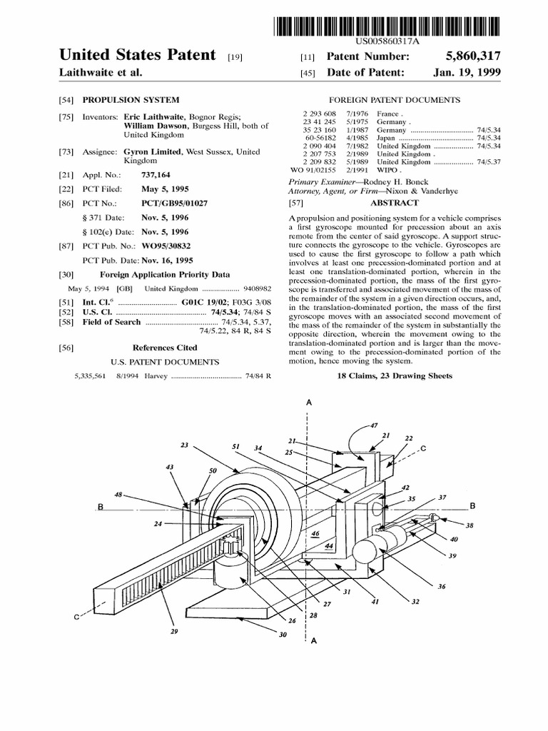 Gyroscopic Inertial Propulsion System | PDF | Gyroscope | Force