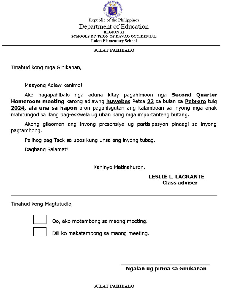 Sulat Pahibalo | PDF