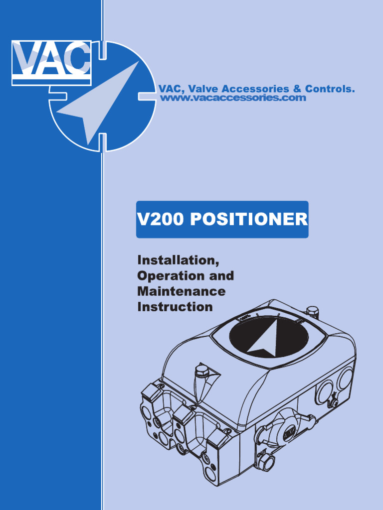 V200e Iom Manual | PDF | Actuator | Force