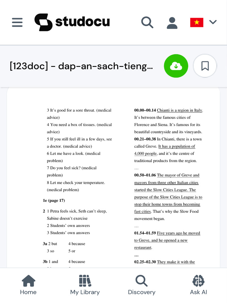 (123doc) - Dap-An-Sach-Tieng-Anh-Life-A2-B1 - Pre-Intermediate Student's Book Answer Key Unit 1 ...