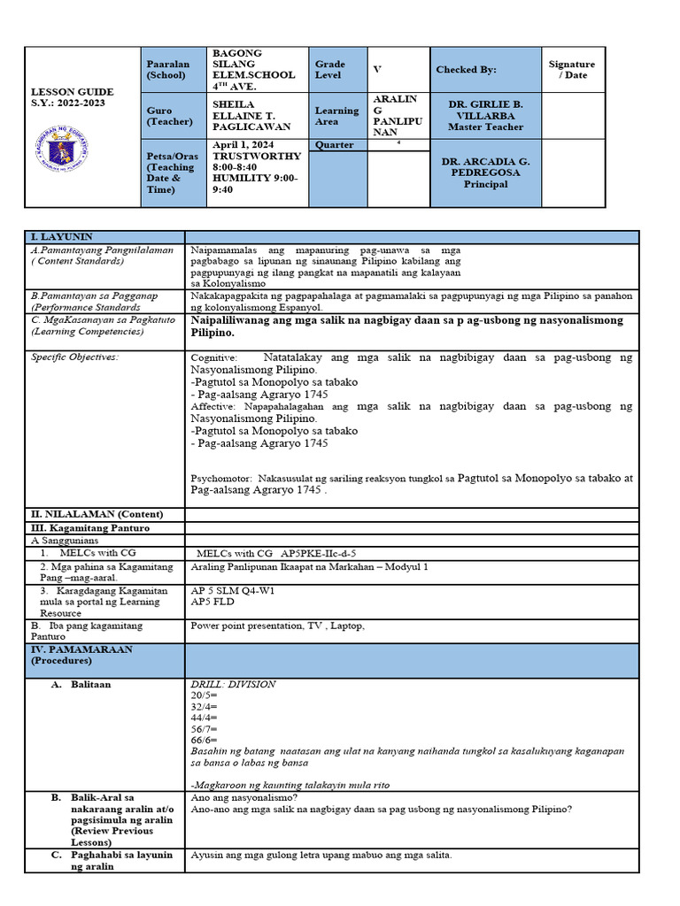 Ap 5-Q4-W1-April 1-2024 | PDF
