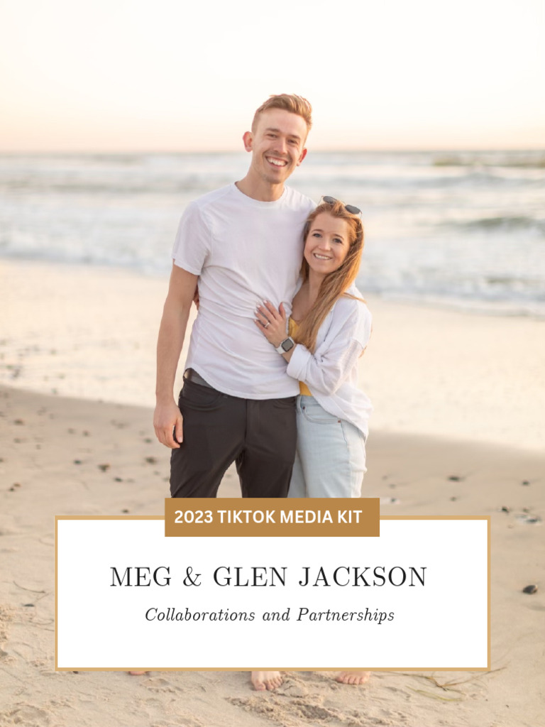 Meg Glen - TikTok Media Kit Sample | PDF | Entertainment | Mass Media