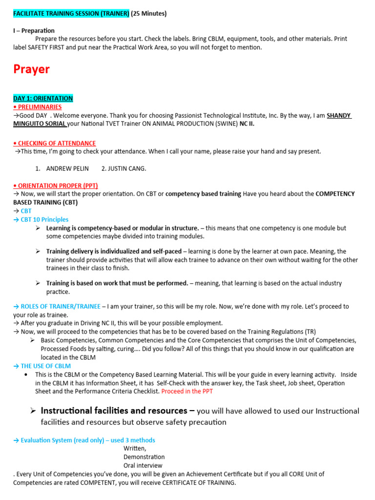 Script FLS | PDF | Learning | Behavior Modification