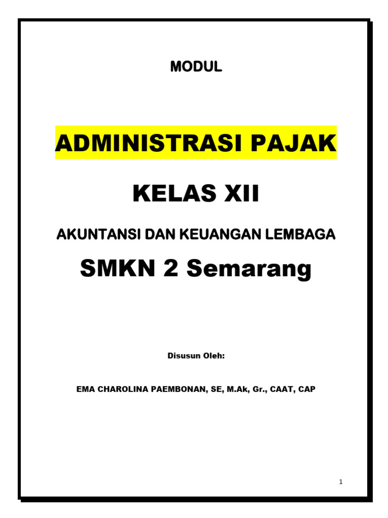 Modul (PPN & PPNBM) | PDF