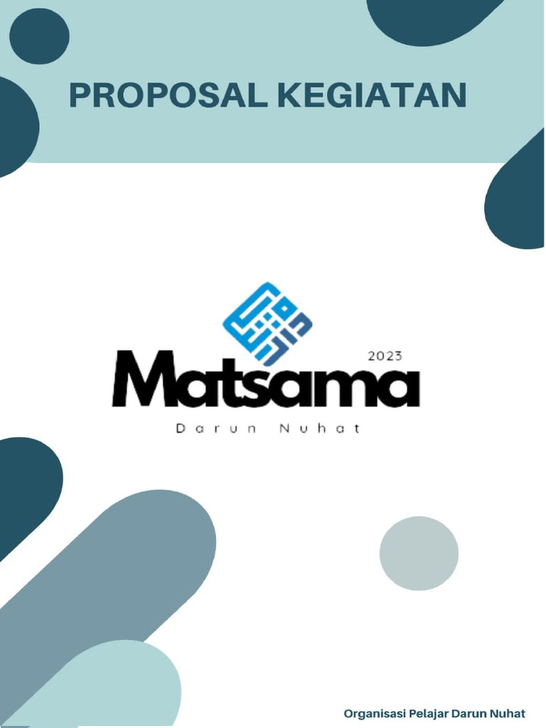 Proposal Matsama | PDF