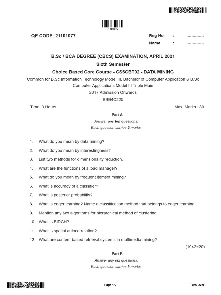 Data Mining | Download Free PDF | Statistical Classification | Data Mining Data Mining | Download Free PDF | Statistical Classification | Data Mining