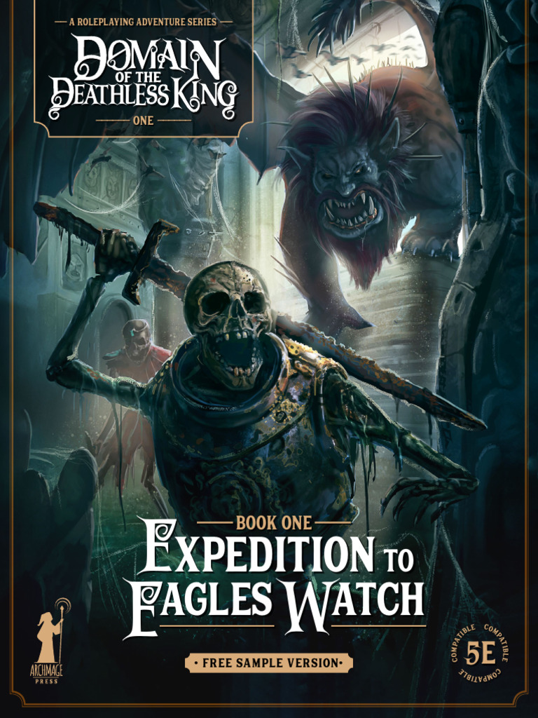 Domain of the Deathless King - Sample Booklet | PDF | Role Playing Games