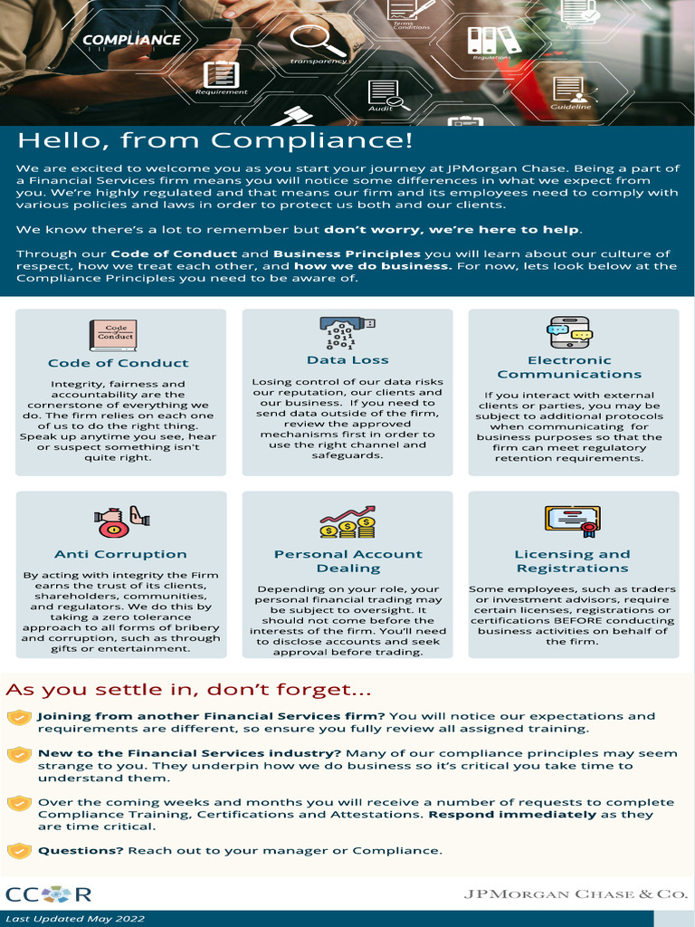 Hello, From Compliance! | PDF | Regulatory Compliance | Business