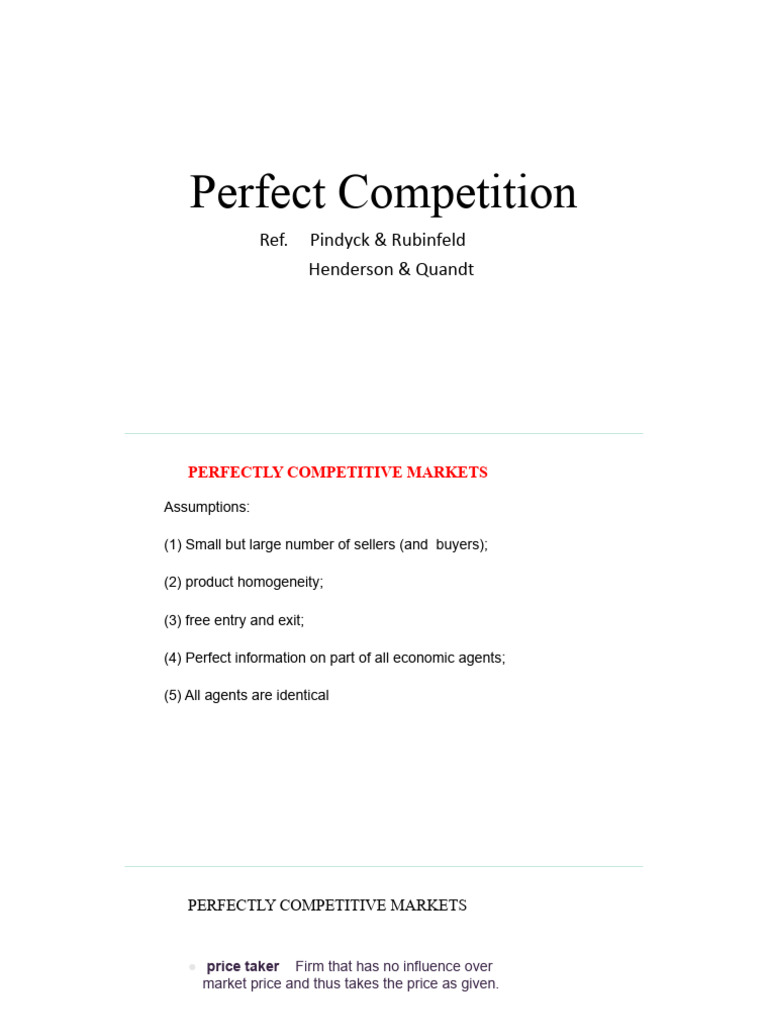 Economic Profit in Perfect Competition | PDF | Profit (Economics ...