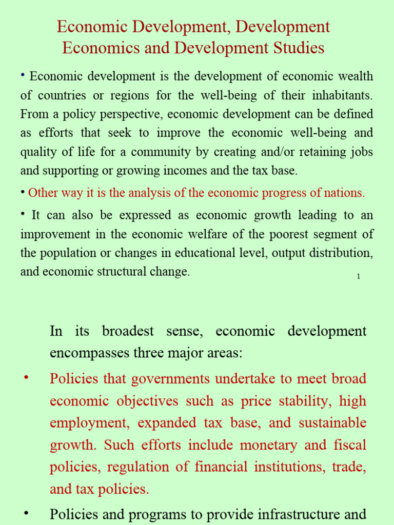 ED DE and DS | PDF | Development Economics | Economic Development ED DE and DS | PDF | Development Economics | Economic Development