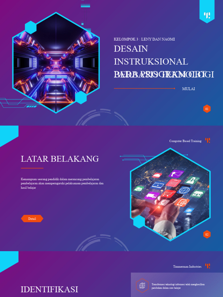 Kel 3 - Desain Instruksional Berbasis Teknologi Pada Program CBT | PDF