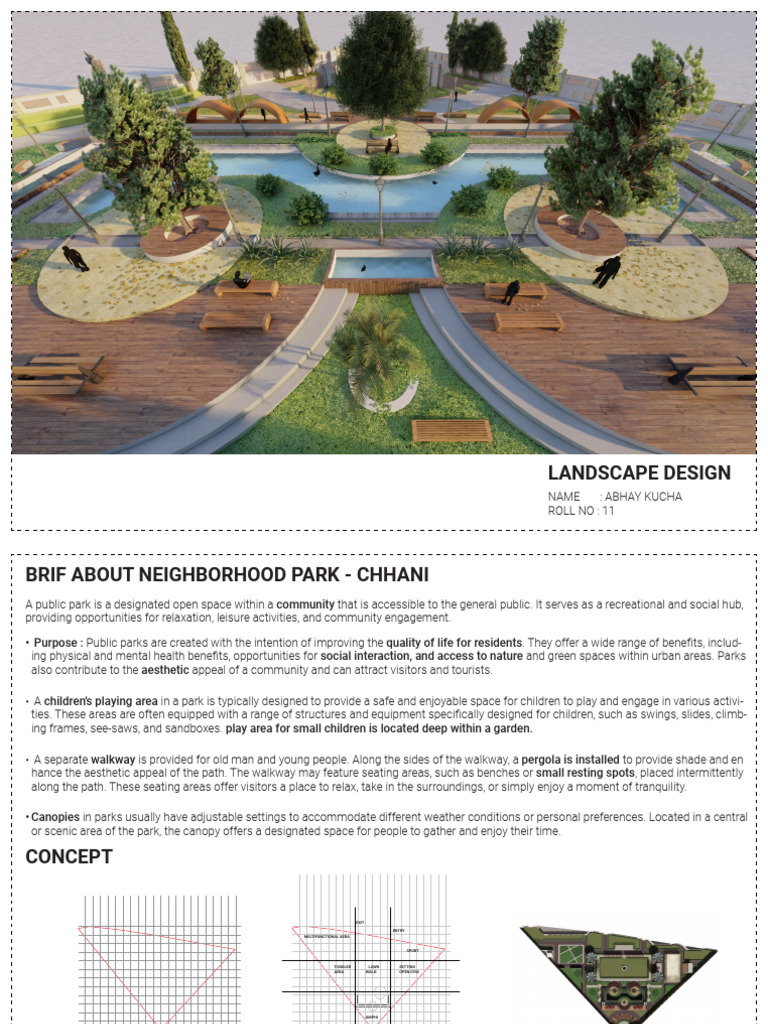LANDSCAPE Design | PDF | Parks | Urban Planning