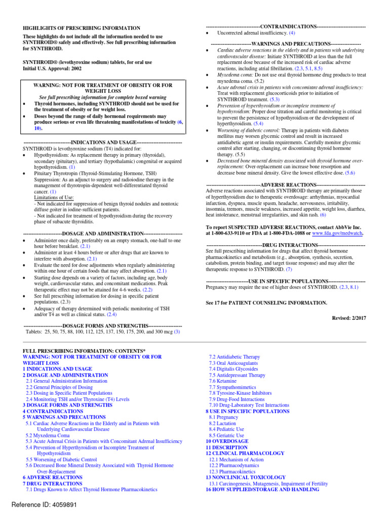 See Full Prescribing Information For Complete Boxed Warning: Reference ID: 4059891 | PDF ...