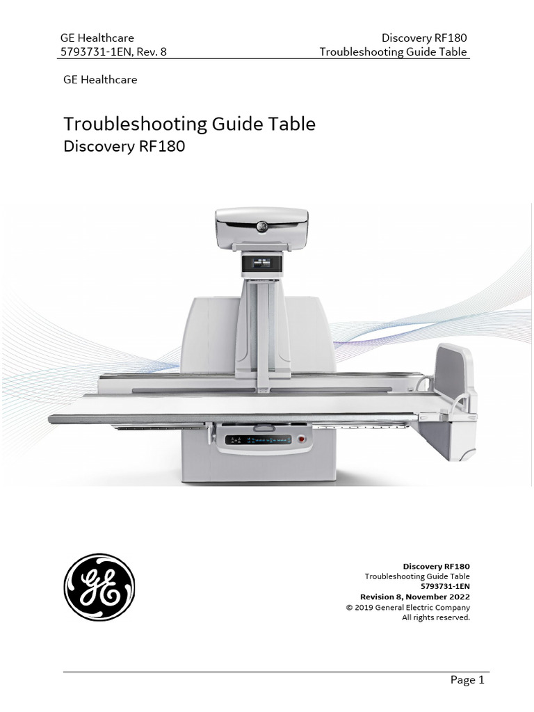 Discovery RF180 Troubleshooting Guide Table - SM - 5793731-1EN - 8 | PDF | Central Processing ...
