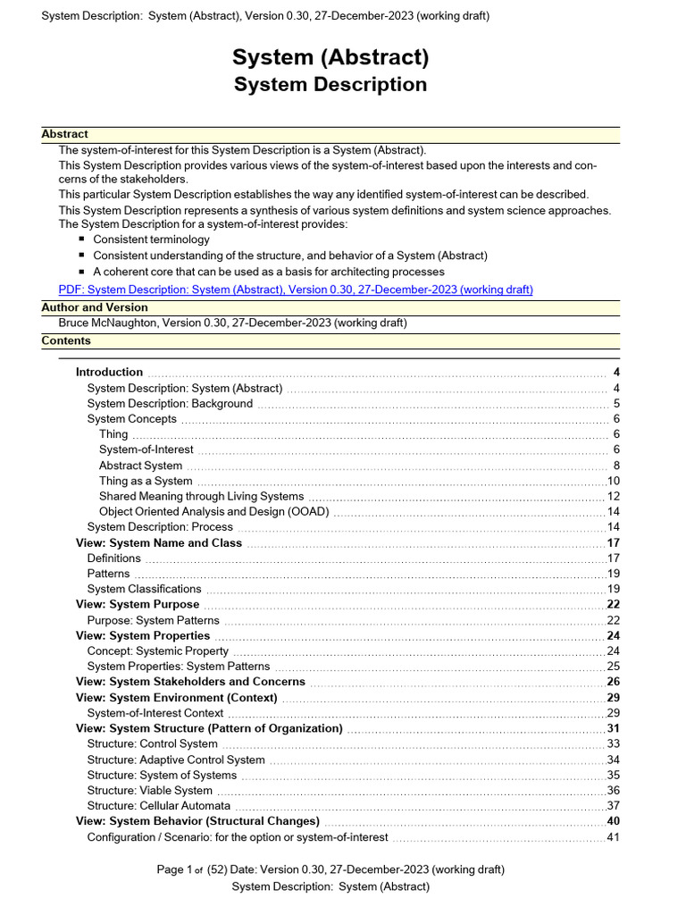 PDF SD System | PDF | System | Abstraction