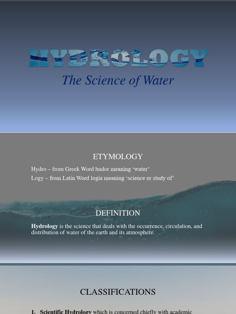 Intro Hydrology | PDF