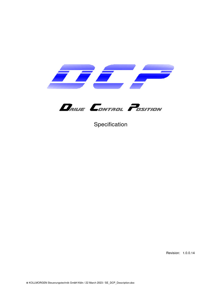 DCP Interface Specification Document | PDF | Byte | Information
